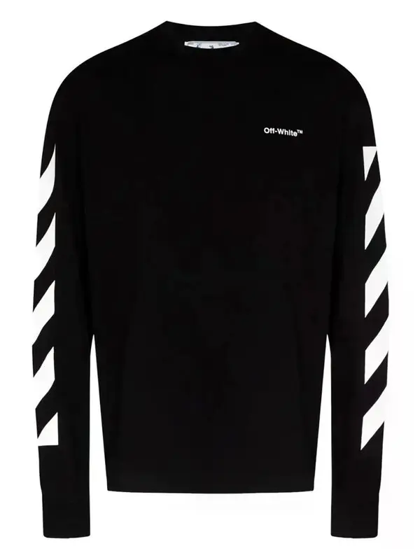 Off-White Diagonal-stripes Logo Sweatshirt