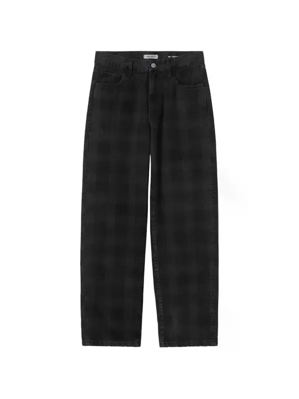 Carhartt Work In Progress Logo-patch Jeans - Black