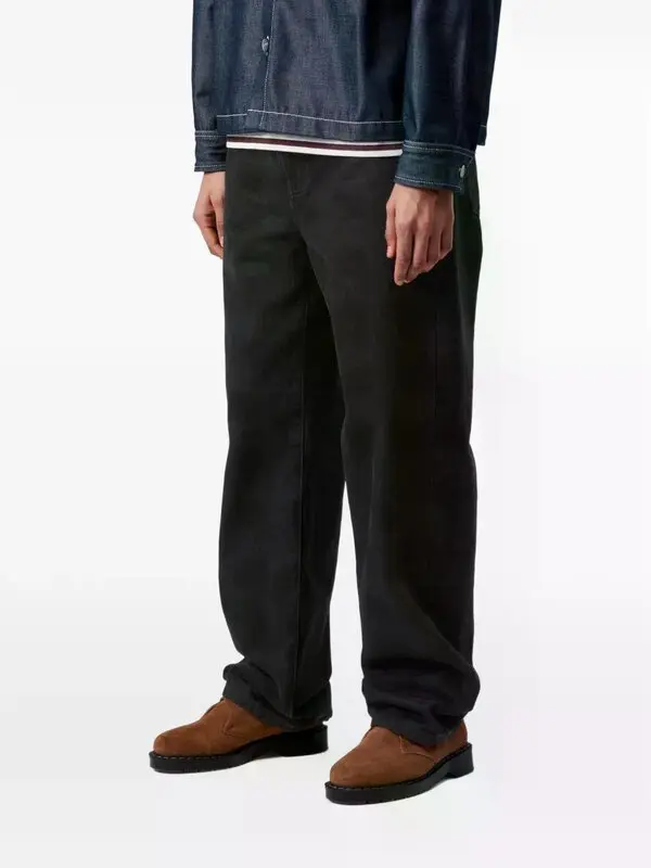Carhartt Work In Progress Logo-patch Jeans - Black