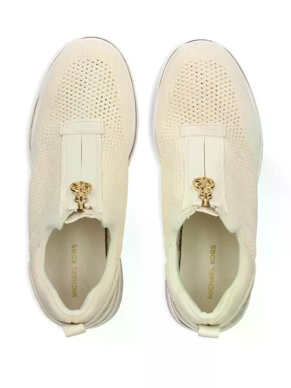 Michael Kors Willis Zip-up Logo Platform Sneakers