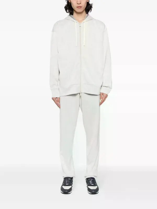 LARDINI Drawstring-waist Straight-leg Trousers