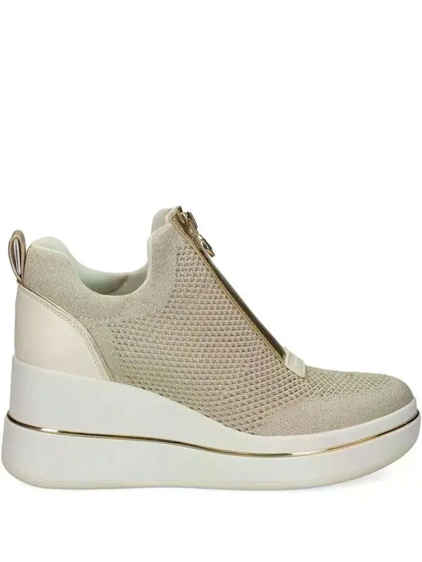Michael Kors Willis Zip Platform Sneakers - Neutrals