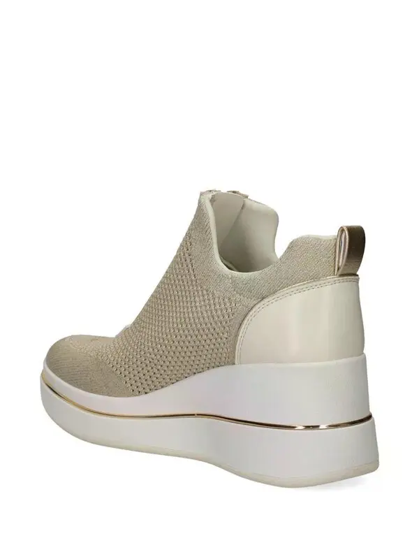Michael Kors Willis Zip Platform Sneakers - Neutrals