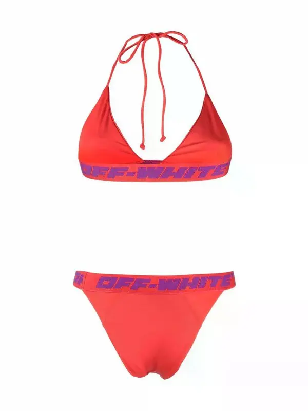 Off-White Logo-band Bikini Set