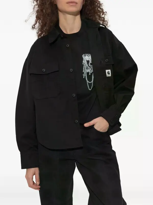 Carhartt Work In Progress Buttoned Patch-pocket Shirt