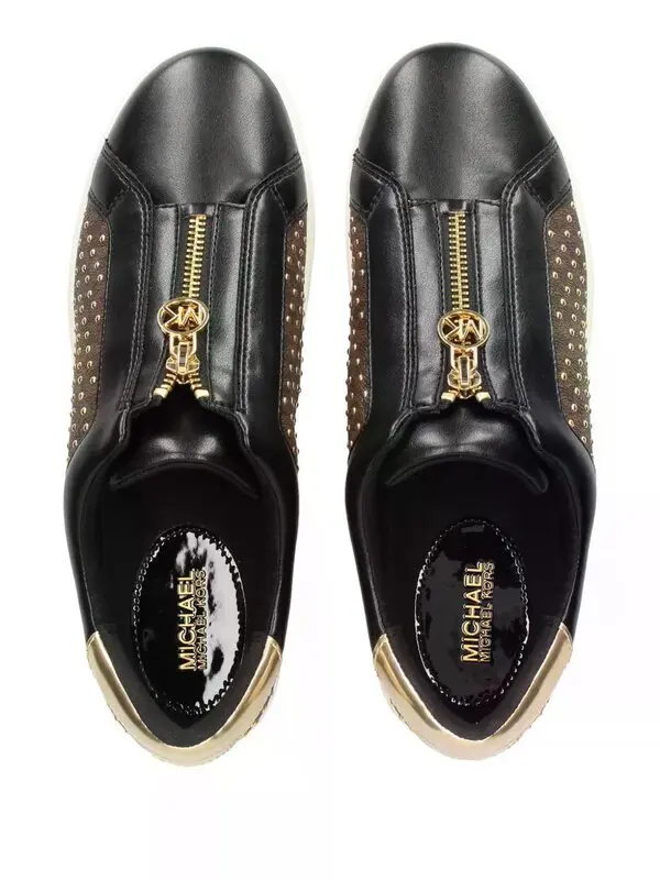 Michael Kors Keaton Zip Up Studded Sneakers