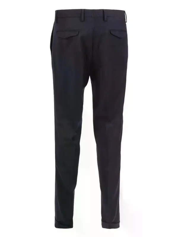 BRIGLIA 1949 Pleated Trousers With Cuffed Hem