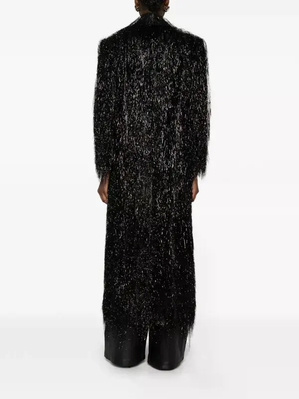 MEDEEA Loose Threads Metallic Effect Coat