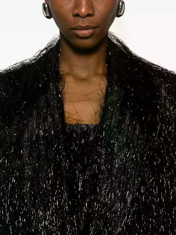 MEDEEA Loose Threads Metallic Effect Coat
