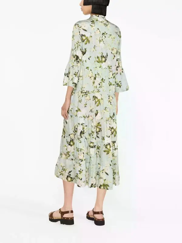 Erdem Panthea Floral-print Poplin Dress