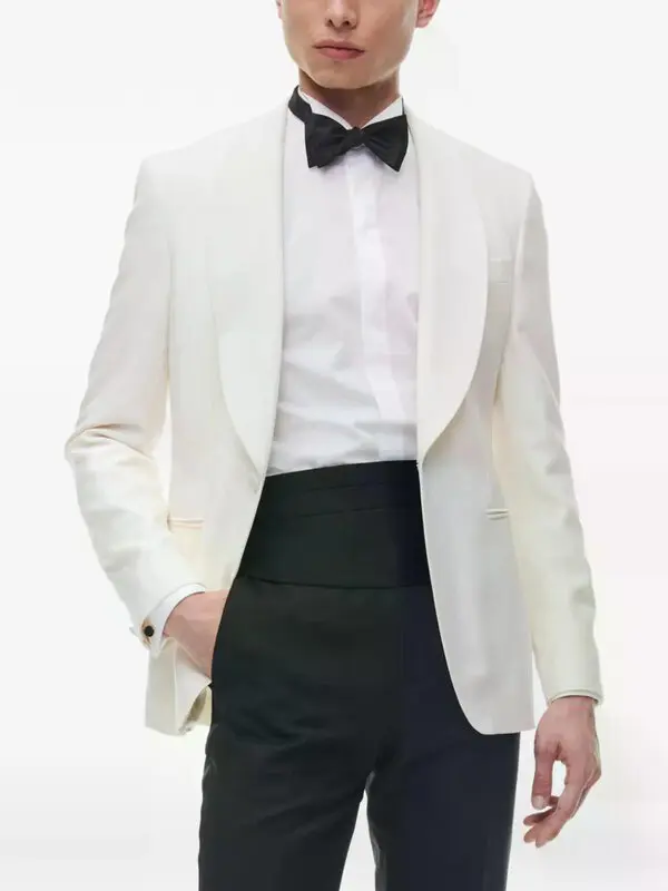 FURSAC Shawl-collar Single-breasted Suit Jacket