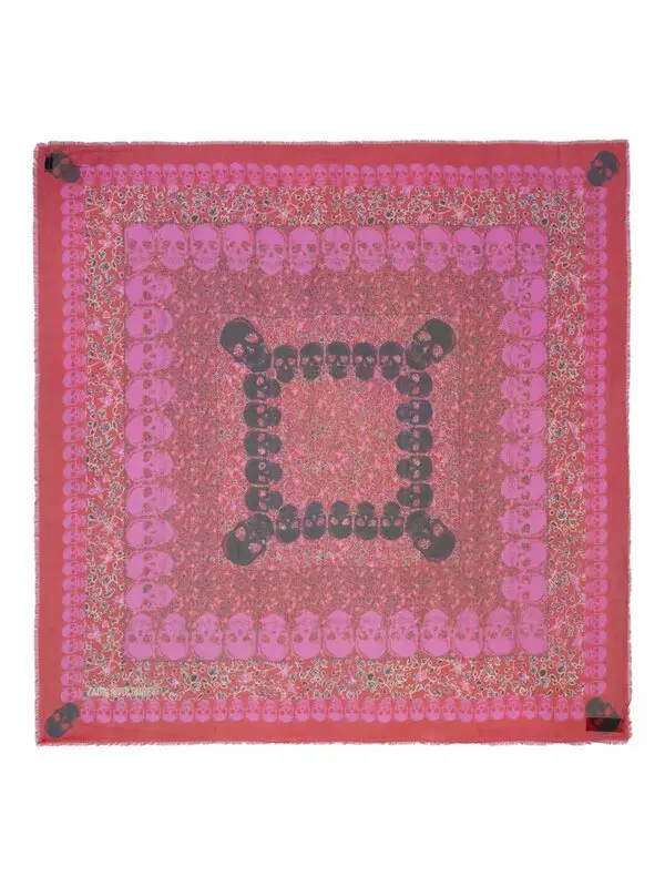 Zadig&Voltaire Kerry Garden Skull Scarf