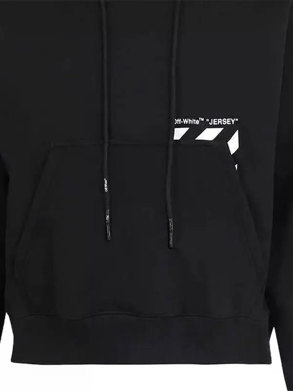 Off-White Diagona- Pocket Skate Hoodie - Black