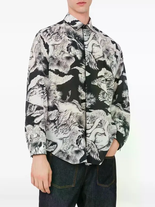 Moschino Swan-print Shirt