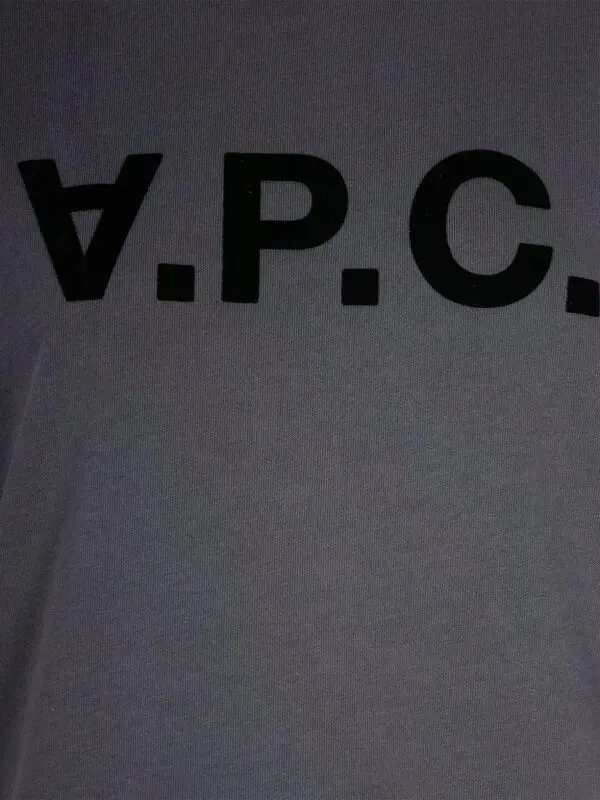A.p.c. Logo-detail T-shirt - Grey