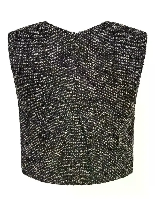 Adam Lippes Sleeveless Tweed Effect Top
