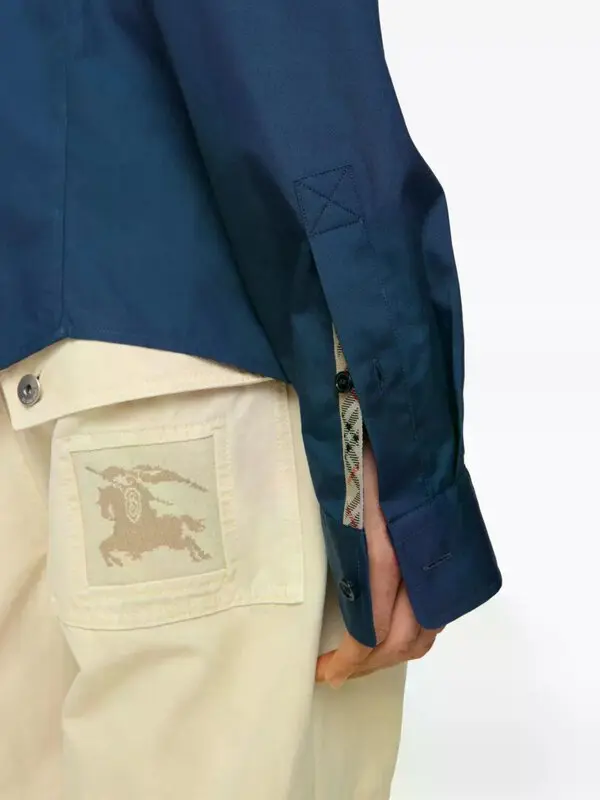 Burberry Poplin Shirt - Blue