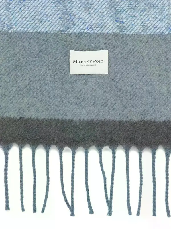 Marc O'polo Striped Fringed Scarf