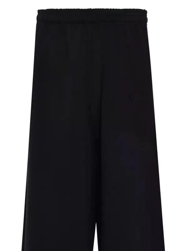 Vetements Wide-leg Sweatpants - Black