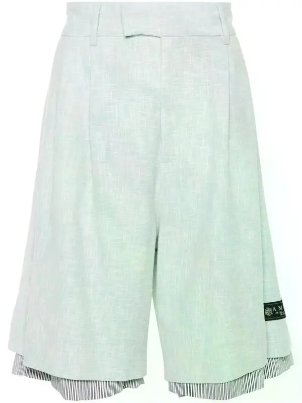 Amiri Layered Bermuda Shorts - Blue