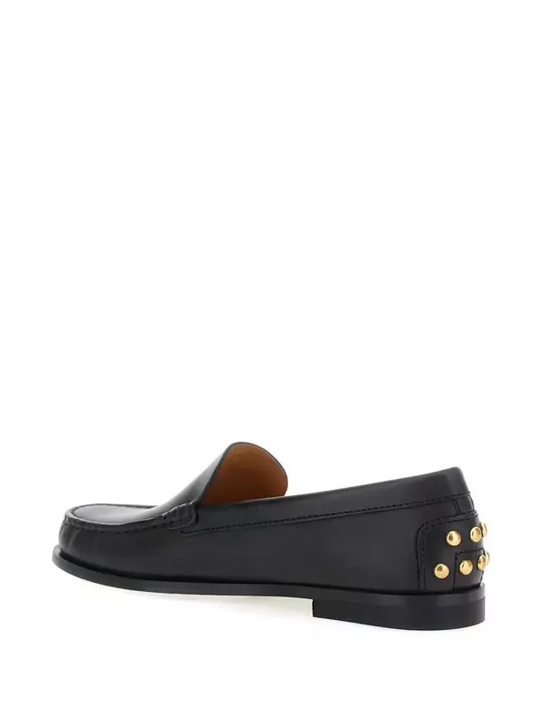 TOD'S Studded Loafers - Black