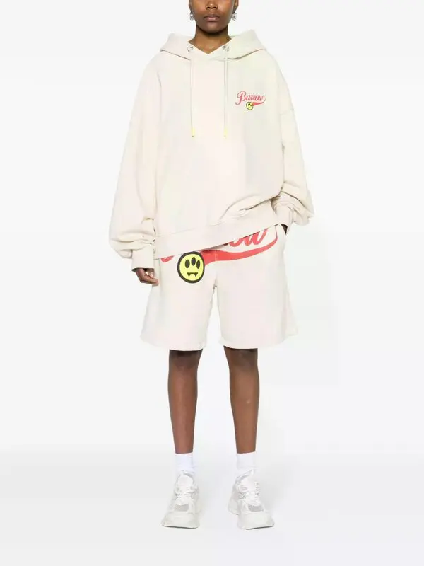BARROW Printed Cotton Jersey Shorts