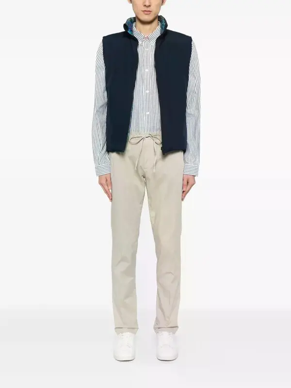 Corneliani Drawstring Straight-leg Trousers - Neutrals