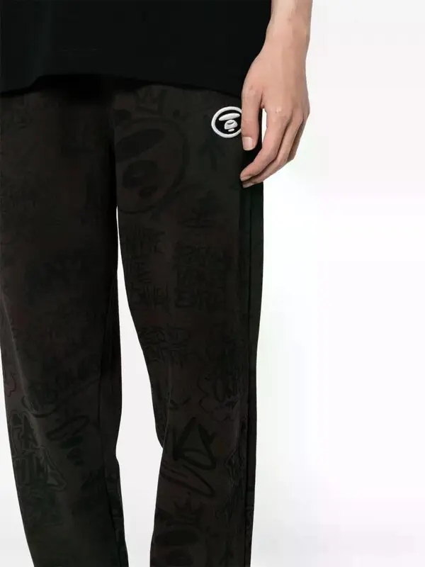 AAPE BY *A BATHING APE Graphic-print Drawstring Track Pants
