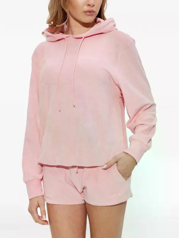Hunza G Terry Towelling Hoodie