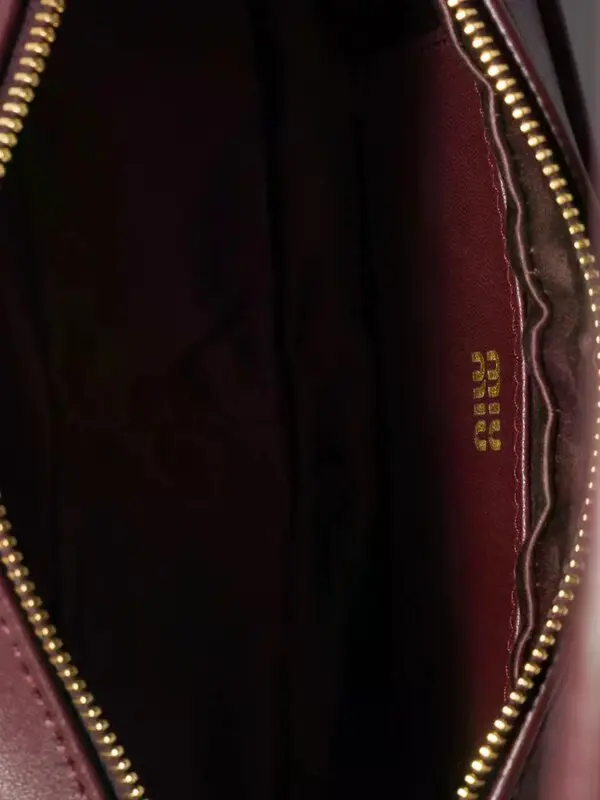 Miu Miu Matelassé Nappa Leather Clutch Bag - Red