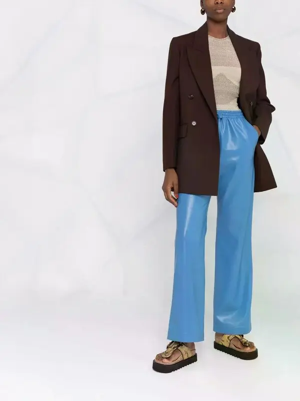 Nanushka Faux-leather Trousers