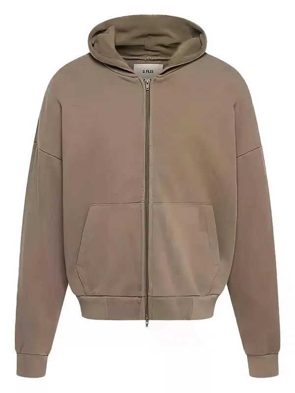 O.FILES Origami Zip-up Hoodie