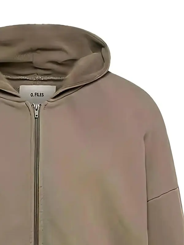 O.FILES Origami Zip-up Hoodie