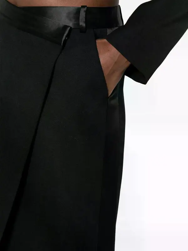 Simkhai Wool Blend Midi Skirt
