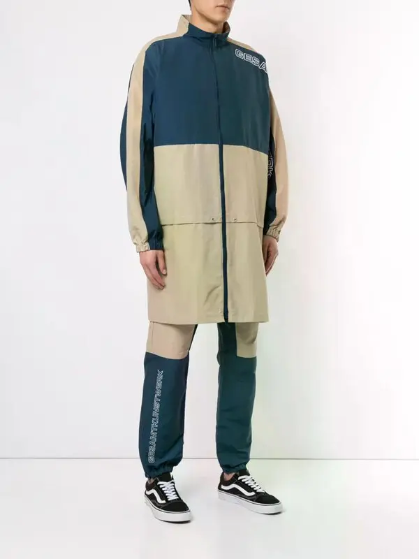 JOHNUNDERCOVER Two Tone Panelled Jacket