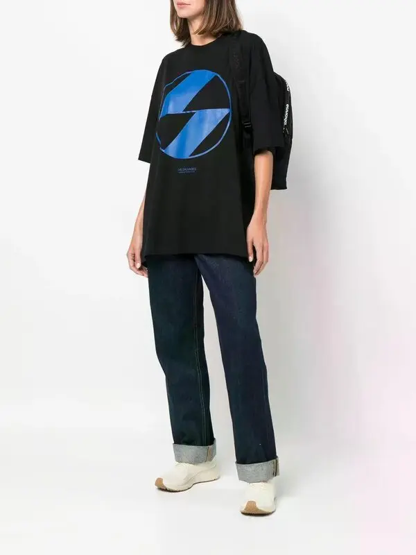 THE SALVAGES Logo Print Cotton T-shirt