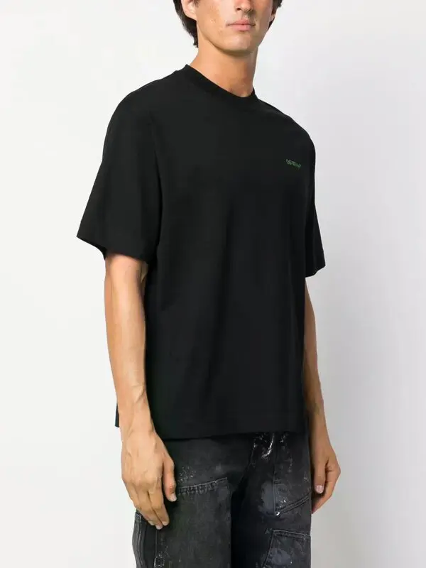 Off-White Logo-embroidered T-shirt