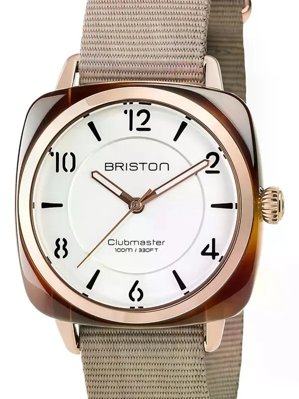 BRISTON Clubmaster Chic 36mm Analogue Watch With Dial - White