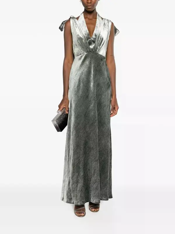 Alberta Ferretti Velvet Gown
