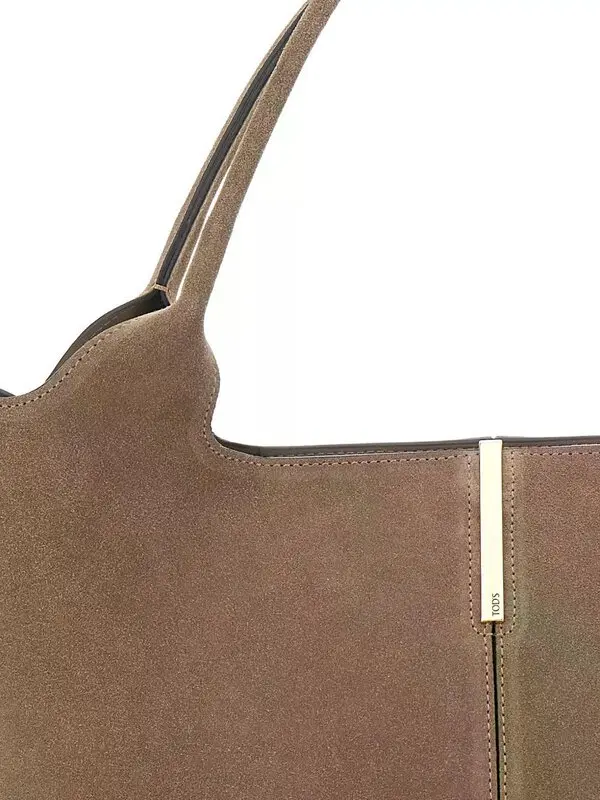 TOD'S Appliqué Detail Tote Bag - Neutrals