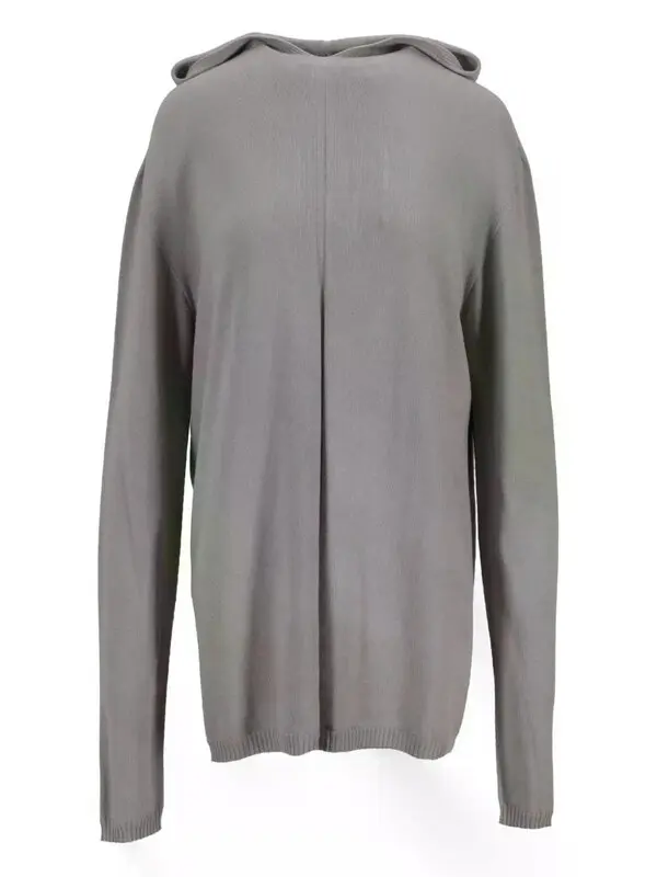 Rick Owens Long Sleeve Hoodie - Grey