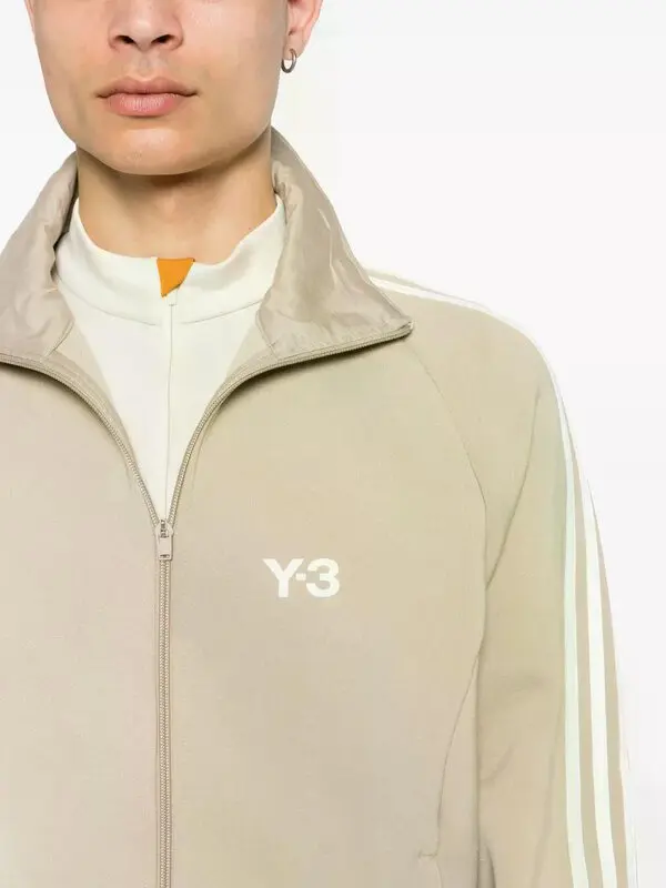 Y3 3-stripes Logo Zip-up Sweatshirt