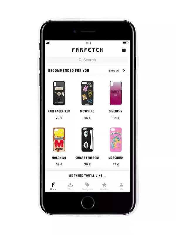 CHIARA FERRAGNI Liquid Glitter & Eyes Iphone 7 Plus Case