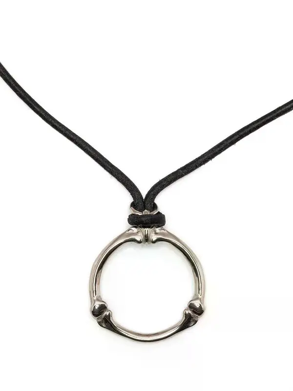TAKAHIROMIYASHITA THESOLOIST. Circular-pendant Necklace - Silver