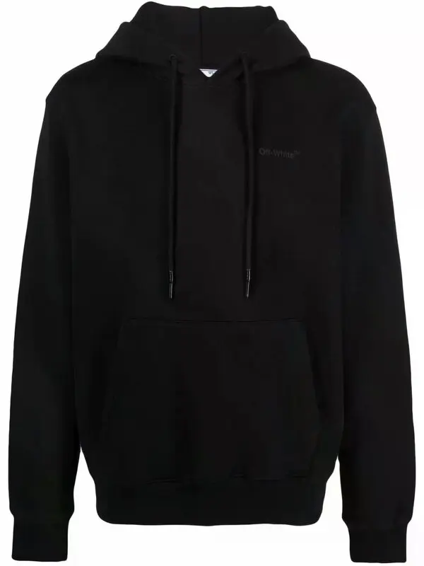 Off-White Diag Tab Hoodie - Black