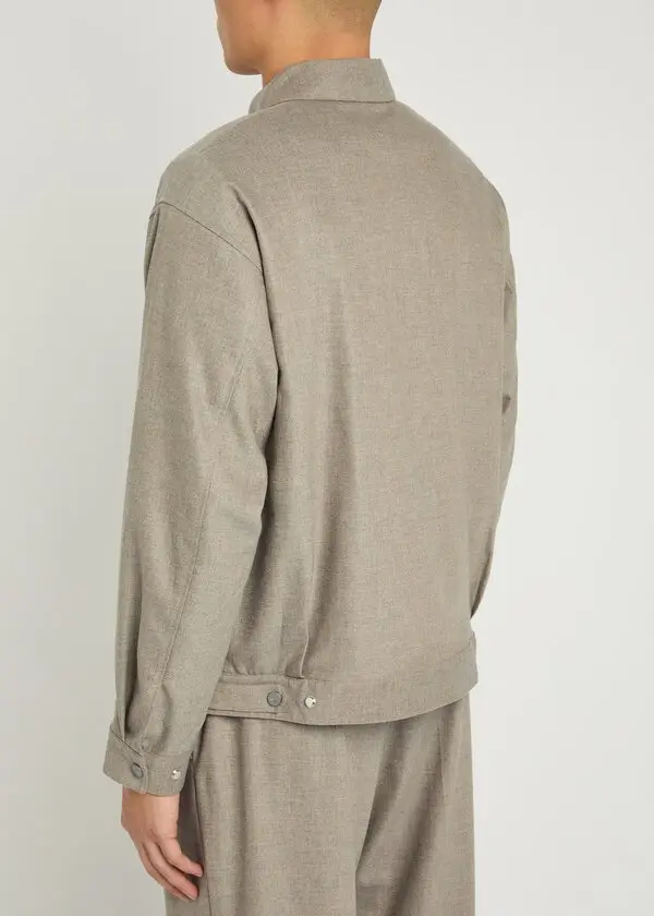 Nn07 Petrus Woven Zip-up Jacket