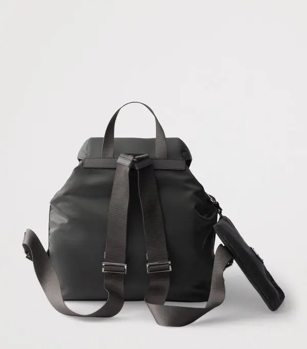 Prada Medium Re-nylon Backpack - Grey