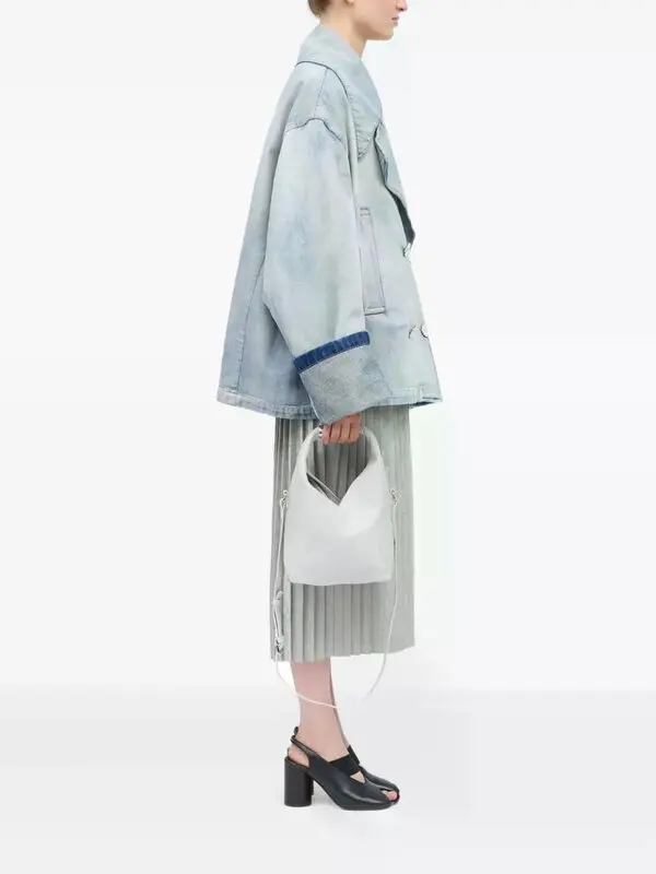 MAISON MARGIELA Small Japanese Bag With Metallic Top Handle