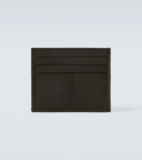 Prada Logo Leather Card Holder