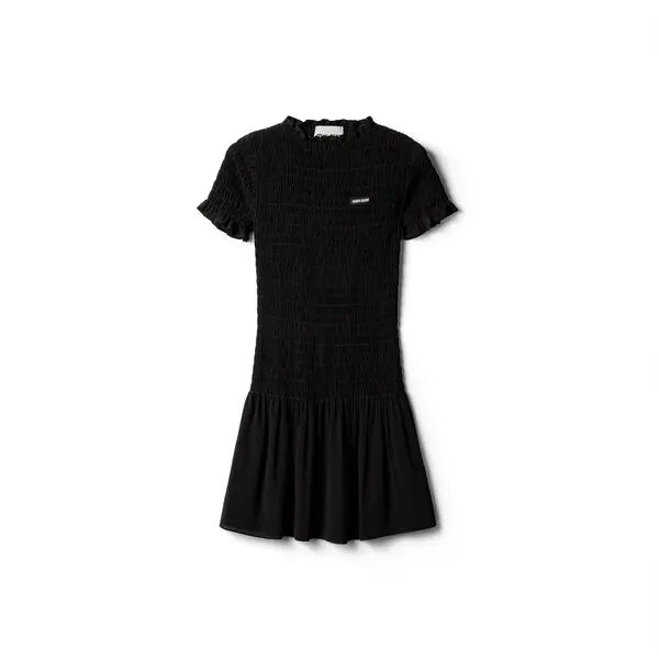Miu Miu Georgette Mini-dress - Black